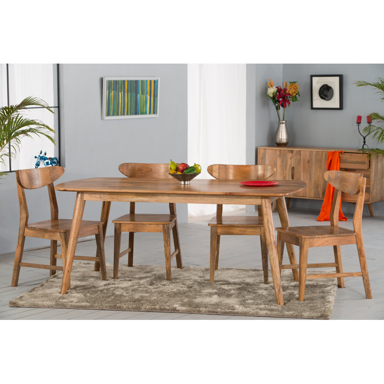 Hykkon Surya Solid Wood Dining Chair Reviews Wayfair